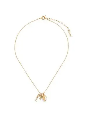 Saint Laurent Cassandre Flower Necklace - Multicolor