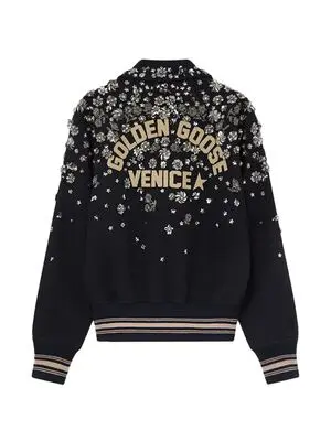GOLDEN GOOSE Wool Bomber Jacket - Multicolor