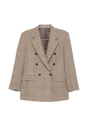Tagliatore Wool Blend Double-breasted Jacket - Multicolor