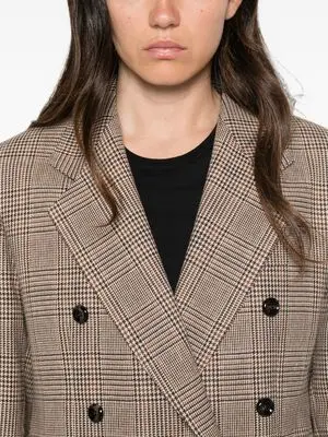 Tagliatore Wool Blend Double-breasted Jacket - Multicolor