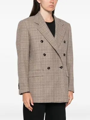 Tagliatore Wool Blend Double-breasted Jacket - Multicolor