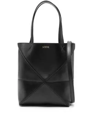 Loewe Puzzle Fold Mini Leather Tote - Multicolor