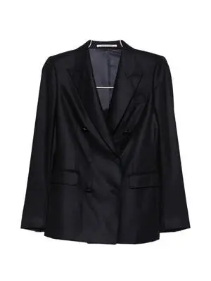 Tagliatore Wool And Cashmere Double-breasted Jacket - Multicolor