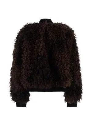 Sacai Faux-fur Bomber Jacket