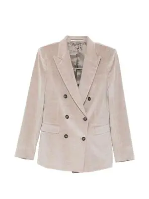 Tagliatore Cotton And Cashmere Double-breasted Suit - Multicolor