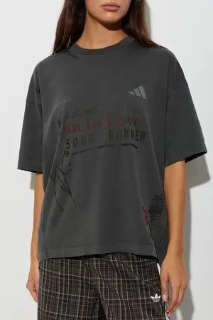 Adidas T-shirt With Logo - Grey