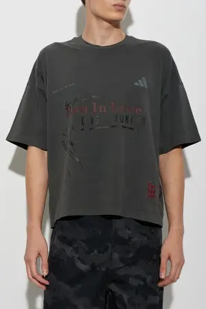 Adidas T-shirt With Logo - Grey