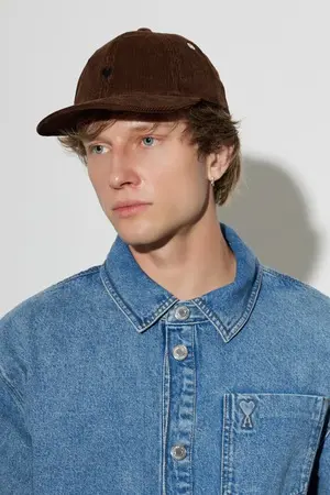 AMI Paris Corduroy Baseball Cap