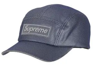 Supreme Metallic Mesh Camp Cap - Blue