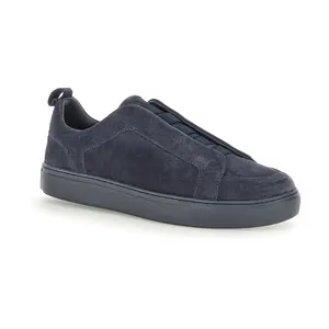 Paul & Shark Suede Slip-on Sneakers - Blue