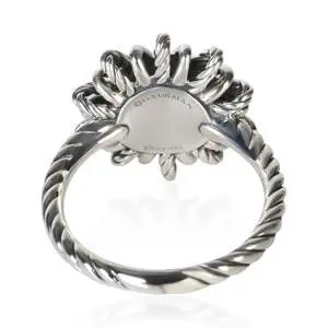 David Yurman Sterling Silver Topaz Starburst Ring