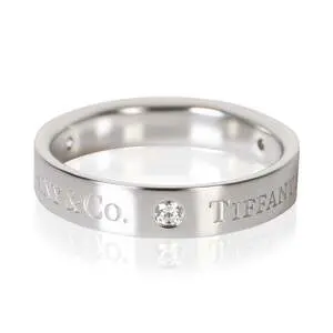 Tiffany & Co. Diamond 4mm T&co. Band - Platinum