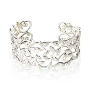 Tiffany & Co. Sterling Silver Paloma Picasso Olive Leaf Bracelet - Sterling_silver