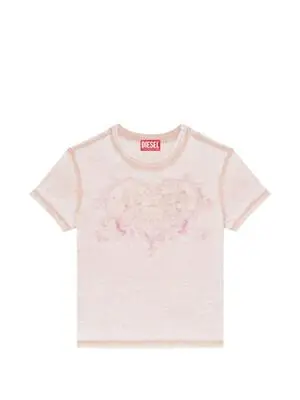 DIESEL® Logo Cotton Blend T-shirt - Multicolor