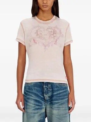 DIESEL® Logo Cotton Blend T-shirt