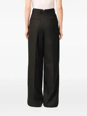 AMI Paris Wool High-waisted Trousers