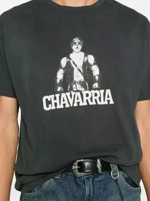 WILLY CHAVARRIA Leather Daddy Easy Graphic-print T-shirt