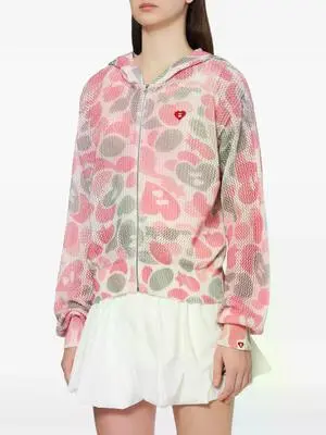 AAPE BY *A BATHING APE Camouflage-print Zip-up Hoodie