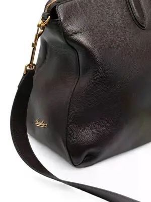 Borsalino Grained-texture Duffle Bag