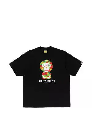 A BATHING APE Sta Camo Shark Face T-shirt - Black