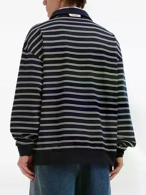 MUSIUM DIV. Striped Layered-effect Sweatshirt
