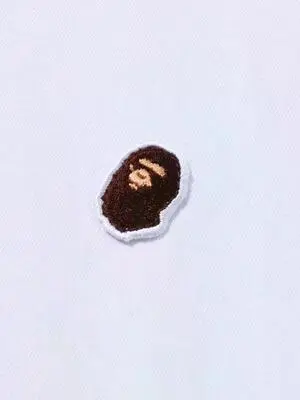 A BATHING APE One Point Embroidered T-shirt