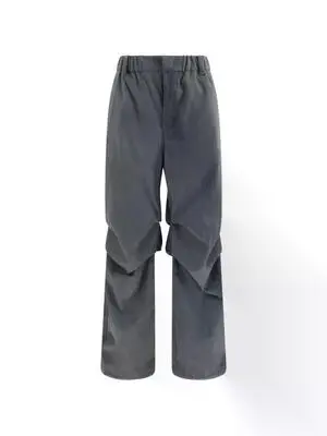Herno Corduroy-effect Trousers - Grey