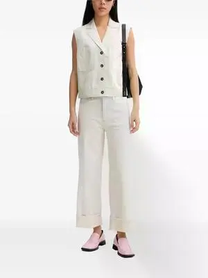 Marc O'polo Turn-up Cuff Wide-leg Jeans