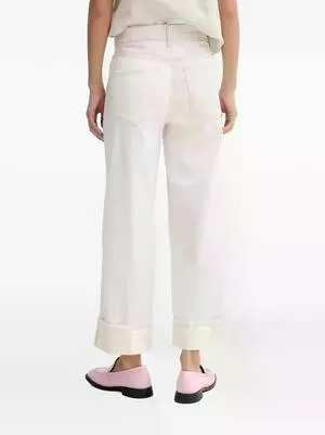 Marc O'polo Turn-up Cuff Wide-leg Jeans