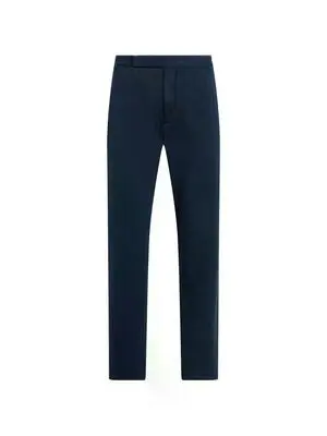 Ralph Lauren Purple Label Gregory Herringbone Trousers - Blue