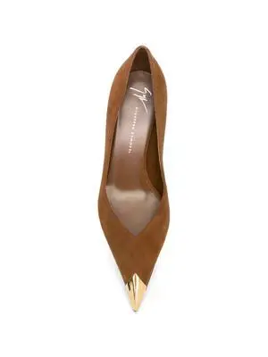 GIUSEPPE ZANOTTI Metal-tip Kitten-heel Pumps