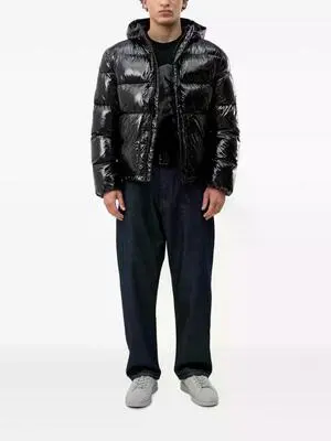 Hugo Glossy-finish Hooded Puffer Jacket
