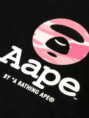 AAPE BY *A BATHING APE Camo-print Logo T-shirt