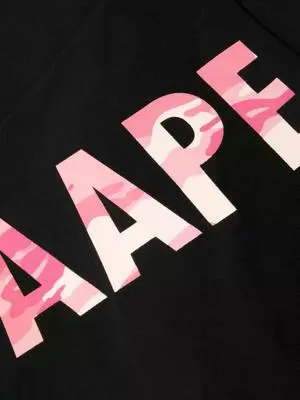 AAPE BY *A BATHING APE Camo-print Logo T-shirt