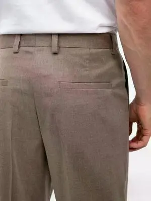 Hugo Pleated Straight-leg Trousers