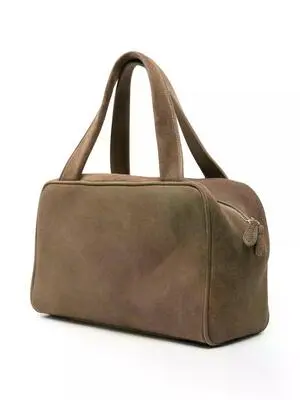 Liviana Conti Suede Top-handle Tote Bag