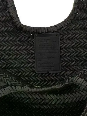 Dragon Diffusion Big Nantucket Woven Leather Shoulder Bag