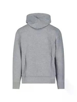 Polo Ralph Lauren Logo-embroidered Hoodie - Grey