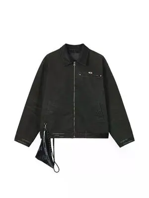 MUSIUM DIV. Logo-patch Zip-up Jacket - Grey