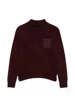 Peserico Bead-embellished High-neck Sweater
