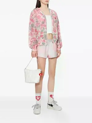 AAPE BY *A BATHING APE Gradient-effect Logo-print Shorts