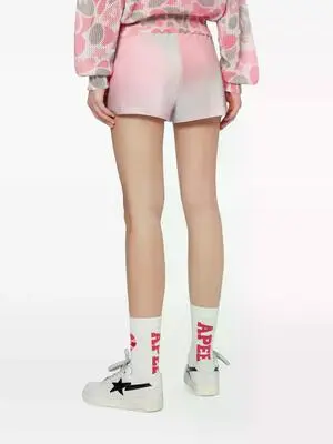 AAPE BY *A BATHING APE Gradient-effect Logo-print Shorts
