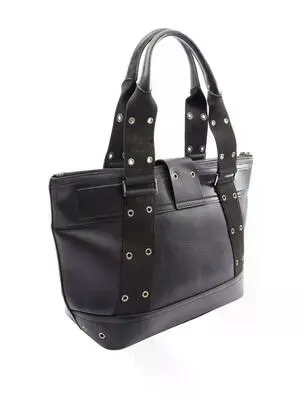 Dior 20th Century Leather Trotter Street Chic Handbag - Black