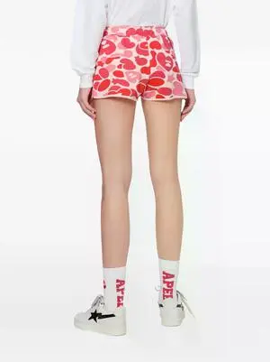 AAPE BY *A BATHING APE Camouflage-print Logo-patch Shorts