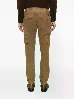 MASON'S Corduroy Drawstring Cargo Trousers