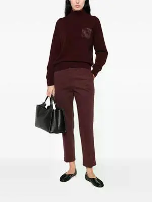 Peserico Stretch-cotton Straight Trousers