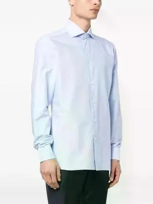 Zegna Spread-collar Button-up Shirt