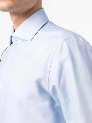 Zegna Spread-collar Button-up Shirt
