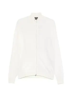 BOSS Balonso Zip-up Cardigan - Neutrals