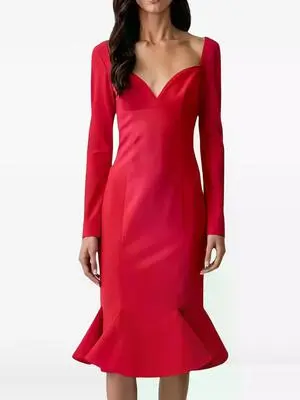 Pinko Sweetheart-neck Midi Dress